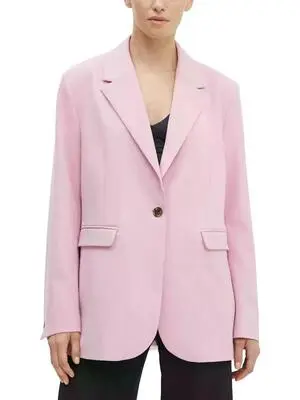 SAMSOE SAMSOE Button-fastening Tailored Blazer - Pink