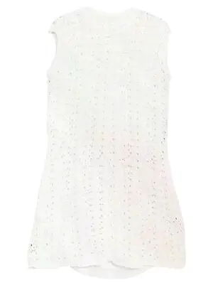 JNBY Macrame Sleeveless A-line Dress - White