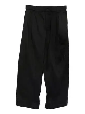 CROQUIS Minimalist Loose Trousers - Black