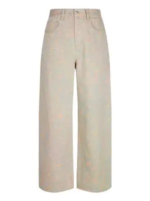 JNBY Floral-Print Jeans