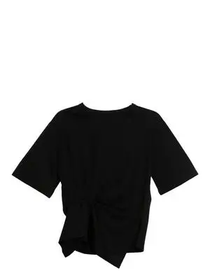 LESS Crinkled T-Shirt Black
