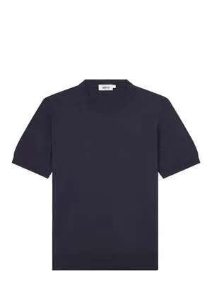 Altea Linen And Cotton-blend T-shirt - Blue