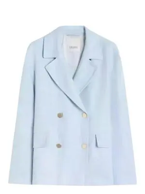 Max Mara Double-breasted Blazer - Blue