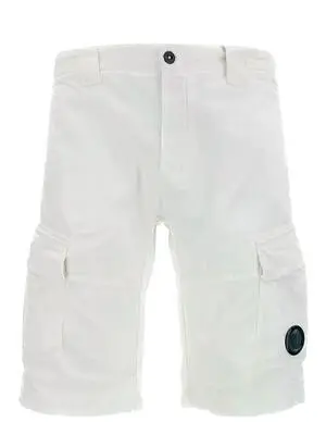 C.P. COMPANY Cargo Belt Loops Shorts - White