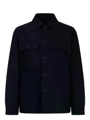 DEPARTMENT 5 Patch Pocket Shirt Jacket - Blue
