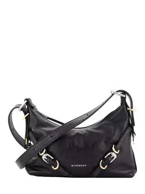 Givenchy Voyou Mini Hobo Bag Leather - Black