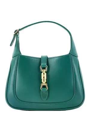 Gucci Jackie 1961 Leather Mini Hobo Bag - Green