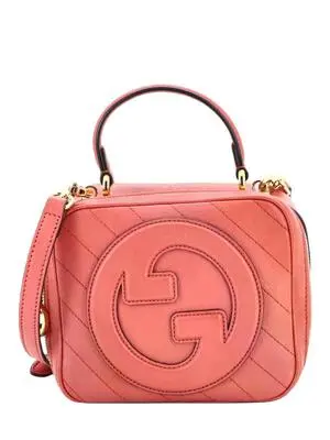 Gucci Blondie Top Handle Satchel - Pink