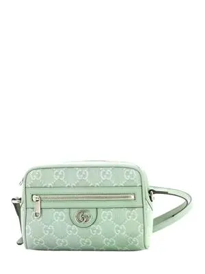 Gucci Ophidia Gg Canvas Mini Crossbody Bag - Green
