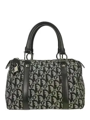 Dior 2002 Duffle Tote Bag - Black