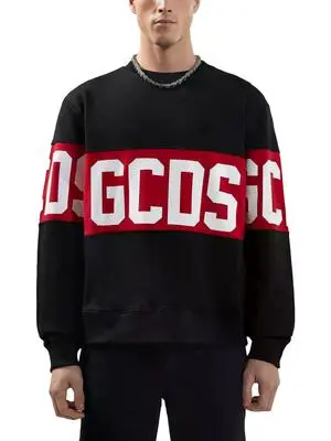 Gcds Logo Sweatshirt Black