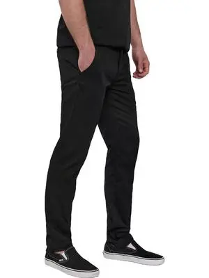 VANS Flat Front Trousers - Black
