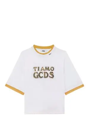 Gcds Graphic Crew-neck T-shirt - White