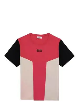 Gcds Color-block T-shirt - Red