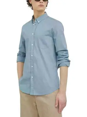 SAMSOE SAMSOE Buttoned Shirt - Blue