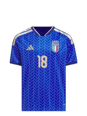Adidas Italy 26 Home Barella Jersey - Blue