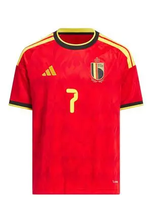 Adidas Belgium 26 Home De Bruyne Jersey /bold Gold - Red