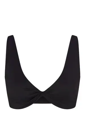 NIKESKIMS Matte Twist-front Bra - Black