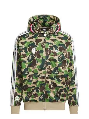 Adidas X Bape Shark Track Hooded Jacket - Green