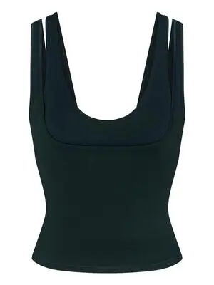 NIKESKIMS Matte Double-strap Tank Top - Blue