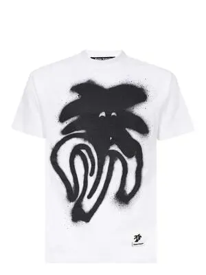Palm Angels Spray Jimmy Classic Tee - White