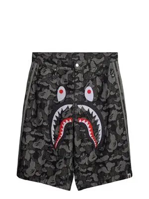 Adidas X Bape Shark Denim Jorts - Black