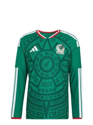 Adidas Mexico 26 Home Authentic Long-sleeve Jersey - Green