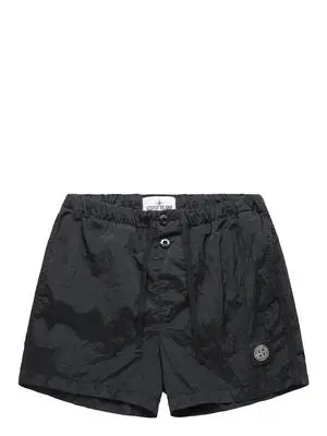 Stone Island Nylon Metal Beach Shorts - Black