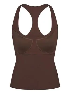NIKESKIMS NikeSKIMS Matte Racer Back Tank Brown