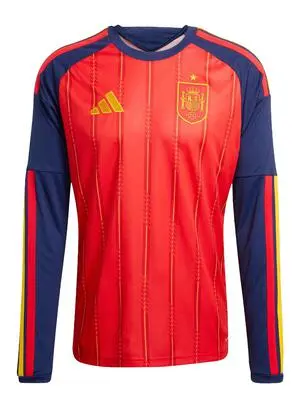 Adidas Spain 26 Home Long Sleeve Jersey - Red