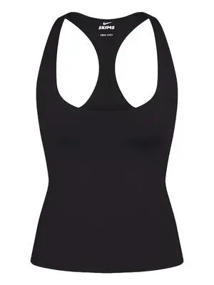 NIKESKIMS Matte Racer Back Tank - Black
