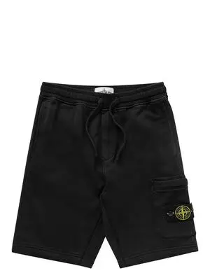 Stone Island Cargo Bermuda Shorts - Black