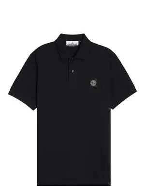 STONE ISLAND Compass Patch Logo Polo