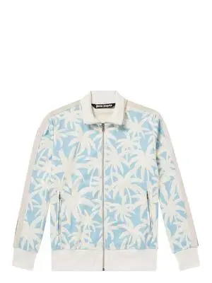Palm Angels Palms All Over Track Jacket - Blue