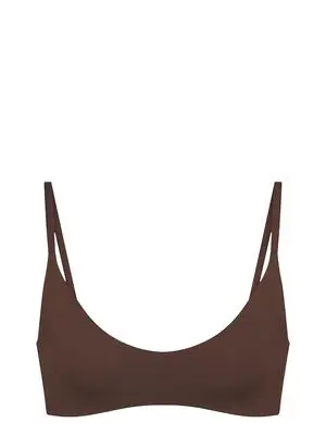 NIKESKIMS Matte Micro Scoop Bra 'dark Sepia - Brown