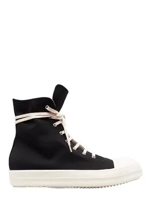 Rick Owens High Top Sneakers - Black