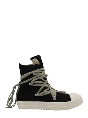 Rick Owens High Top Sneakers - Black