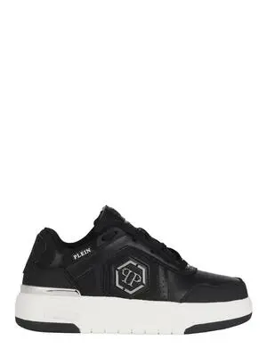 Philipp Plein Runner Hexagon Predator Lace-up Sneakers - Black