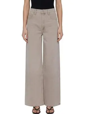 MOTHER Wide Leg Jeans - Brown