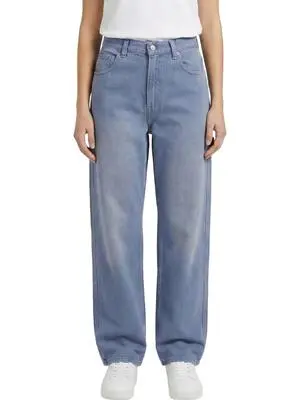 HAIKURE Cotton Palazzo Jeans - Denim