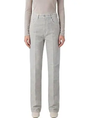 HAIKURE Cotton Palazzo Jeans - Grey
