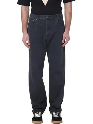 Valentino Garavani Cotton Denim Straight Jeans - Black