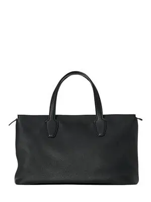 THE ROW Marcel Top Handle Bag Black