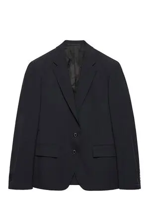Prada Single-breasted Wool Jacket - Blue