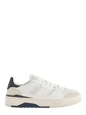Axel Arigato Clay Leather And Suede Trainers - White/comb