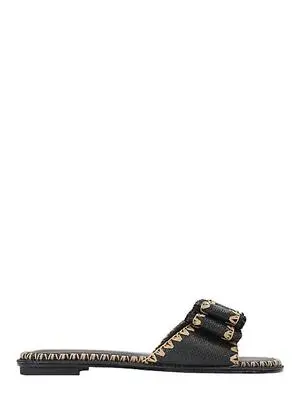 Kurt Geiger Robbie Slim Woven Sandals - Black/comb