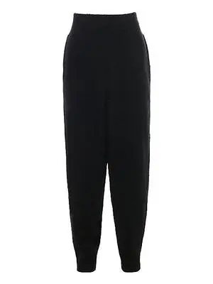 House Of Cb Knitted Tapered Jogging Bottoms - Black