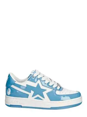 A BATHING APE Star-embellished Low Top Sneakers - Blue