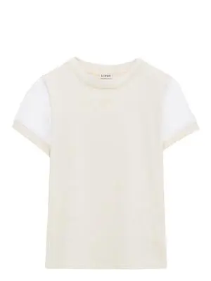 Loewe Stretch-cotton Anagram T-shirt - Yellow