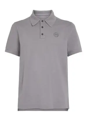 Canada Goose Logo Beckley Polo Shirt - Grey